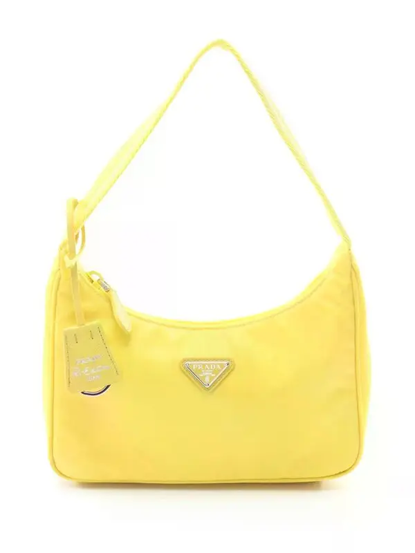Prada 2013-2026 Mini Tessuto Re Edition 2000 Shoulder Bag - Yellow