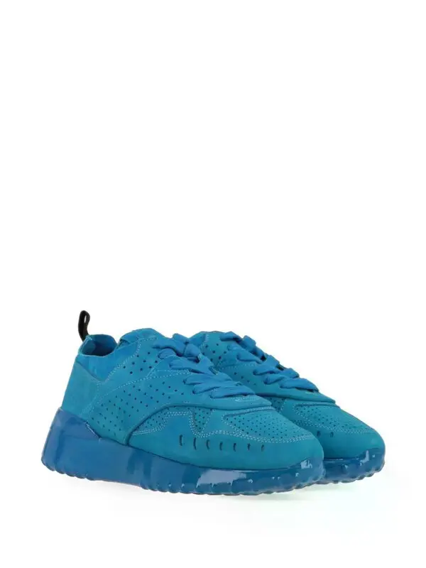 TOD'S Perforated-details Lace-up Panelled Sneakers