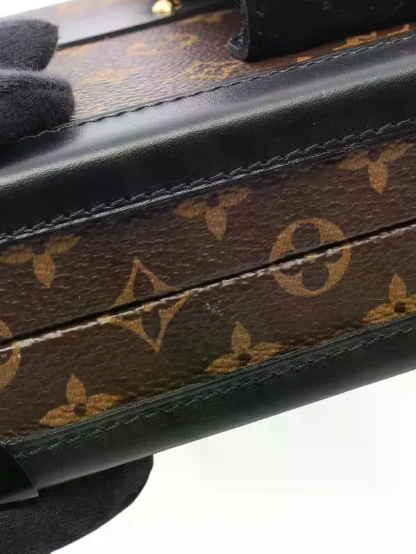 LOUIS VUITTON 2014 Monogram Petite Malle Crossbody Bag