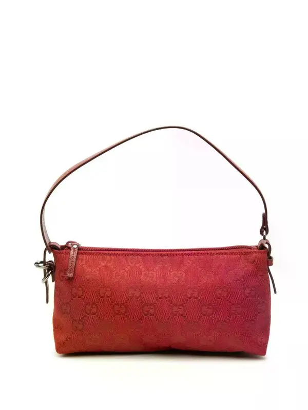 Gucci 2000-2015 Gg Canvas Shoulder Bag - Red