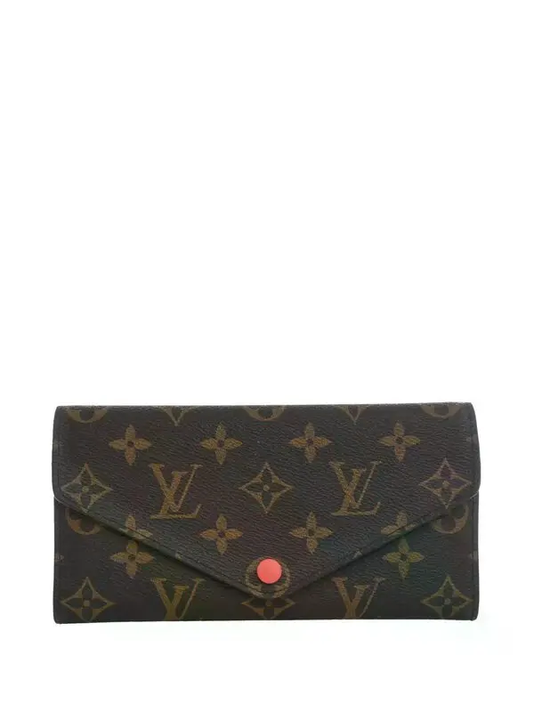 LOUIS VUITTON 2015 Monogram Josephine Wallet Long Wallets - Brown