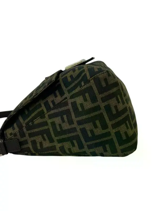 Fendi 1990-2000 Zucca Canvas Mamma Forever Shoulder Bag - Brown