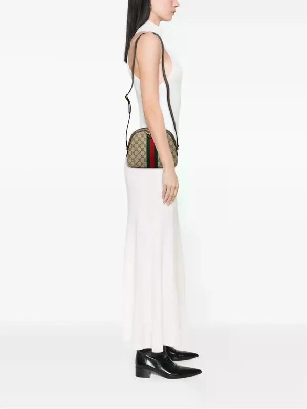 Gucci Ophidia Gg Supreme Web Dome Crossbody Bag