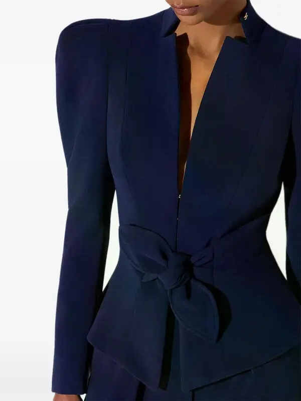 Elisabetta Franchi Lightweight Crêpe Jacket With Bow