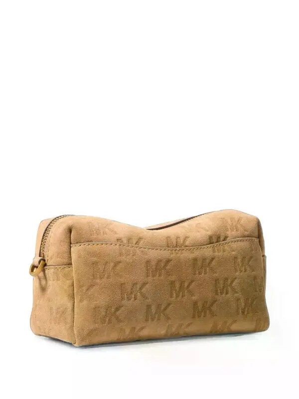 Michael Kors Bryant Small Logo-embossed Suede Convertible Crossbody Bag
