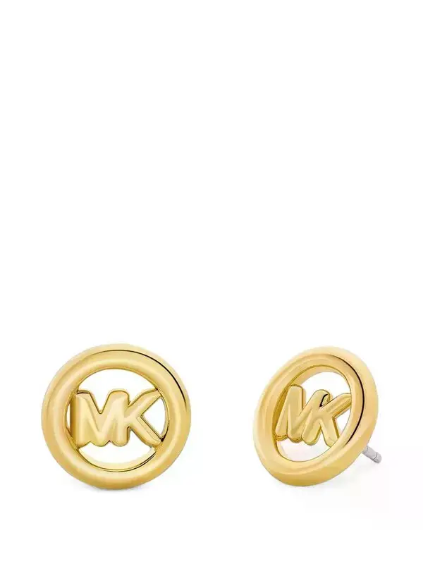 Michael Kors Small Logo-charm Stud Earrings
