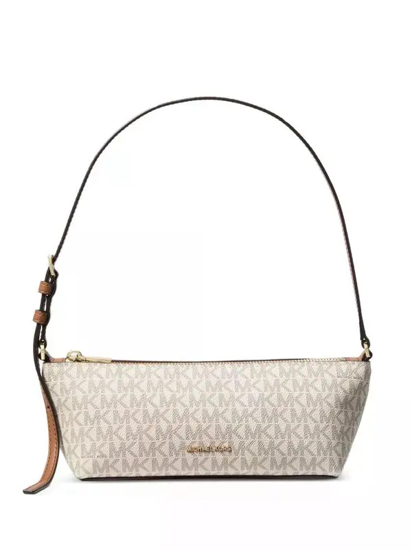 Michael Kors Laila Signature Logo Pochette - Neutrals