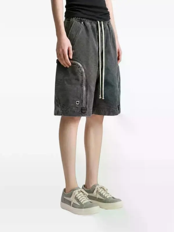 Rick Owens Bauhaus Drawstring-waist Cargo Shorts