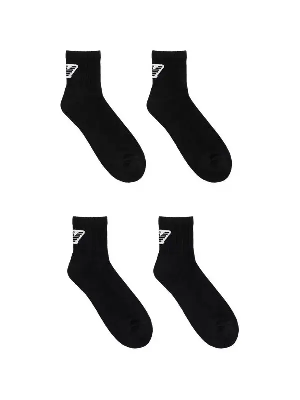 Emporio Armani Logo Ribbed Socks Set