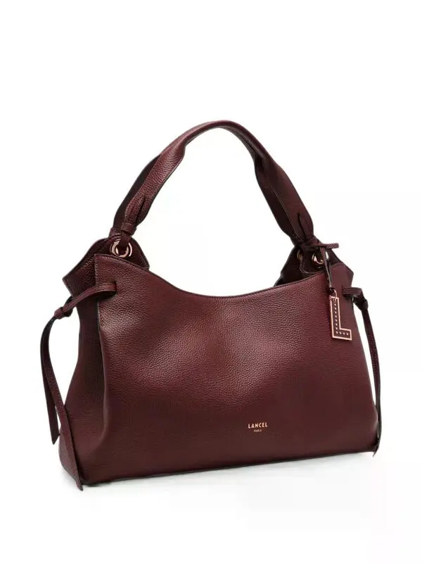 LANCEL Medium Swann Grained Leather Tote Bag