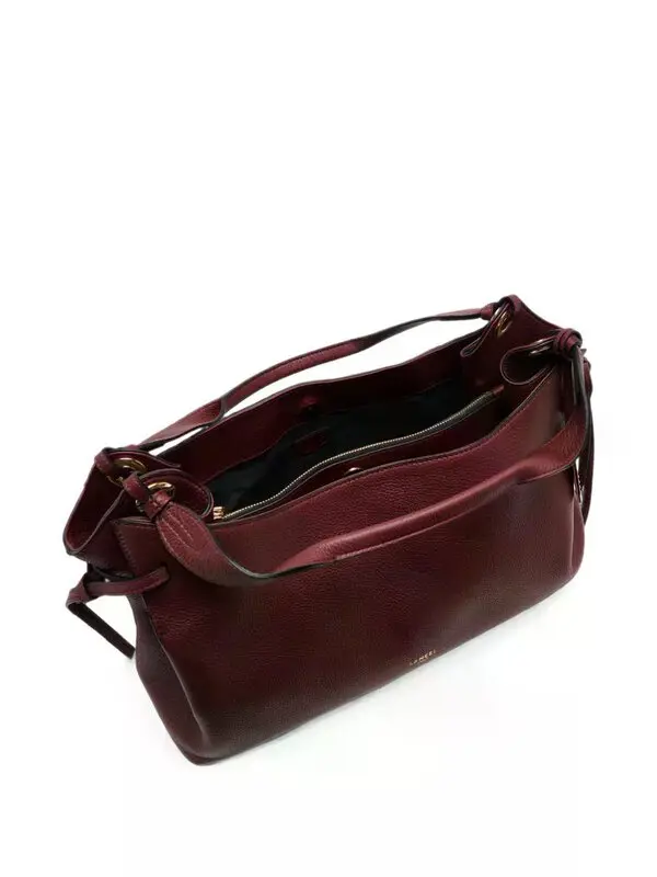 LANCEL Medium Swann Grained Leather Tote Bag