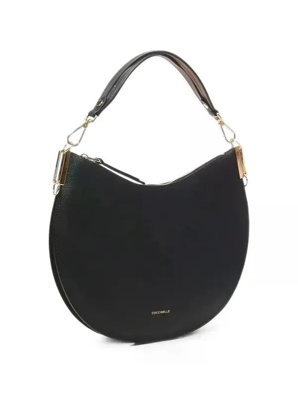 COCCINELLE Medium Sunup Leather Shoulder Bag - Black