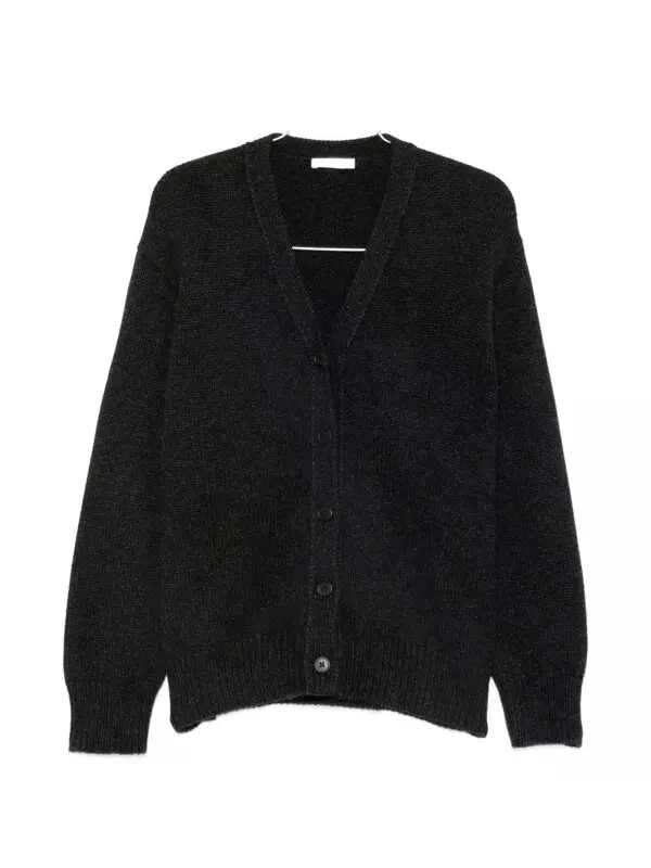 THE ROW Ribbed-knit V-neck Cardigan