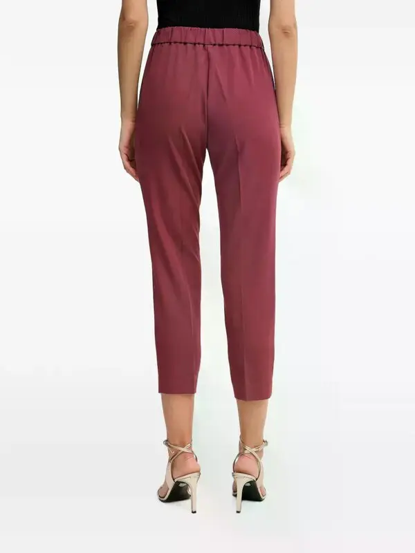 Sisley Pleated Cropped Trousers