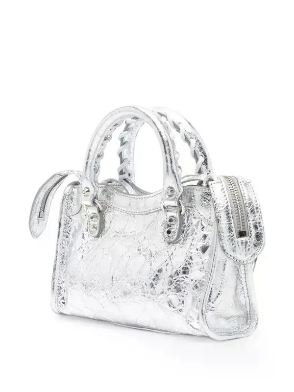Balenciaga Nano Le City Metallic Tote Bag