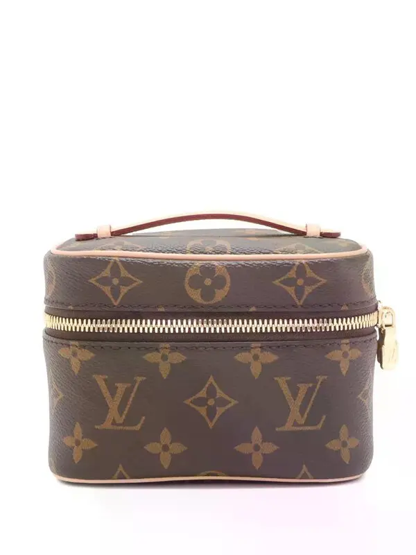 LOUIS VUITTON 2021-2026 Monogram Nice Nano Case Vanity Bag