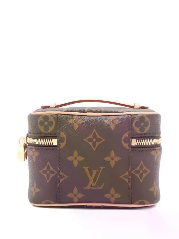 LOUIS VUITTON 2021-2026 Monogram Nice Nano Case Vanity Bag