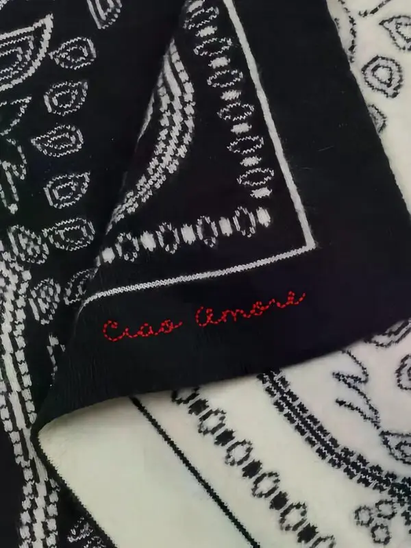 Giada Benincasa Soho Paisley-print Embroidered Scarf