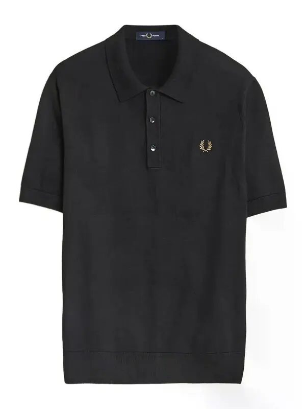 Fred Perry Knitted Polo Shirt