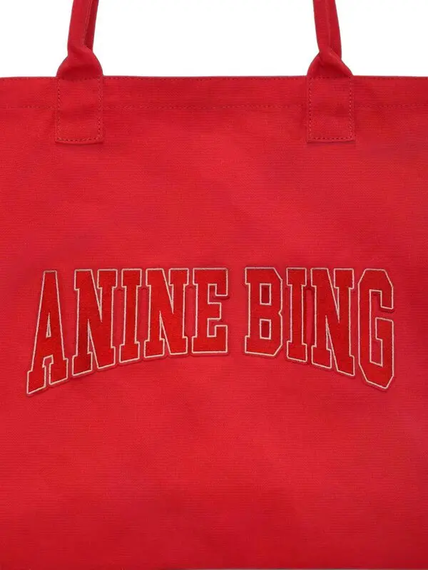 ANINE BING Leo Canvas Tote Tango