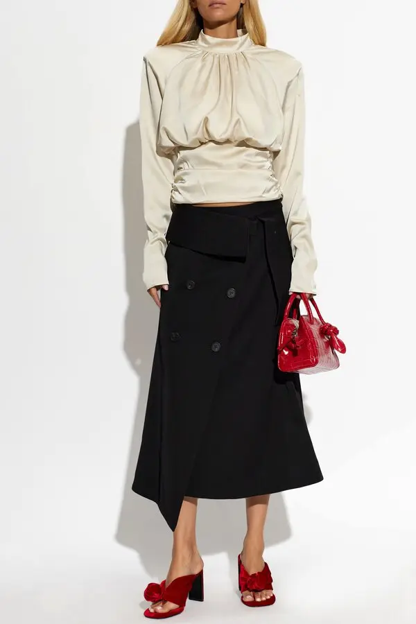 ROTATE BY BIRGER CHRISTENSEN Velvet Heeled Mules