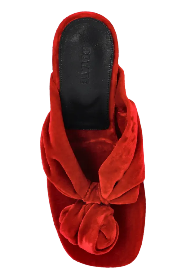 ROTATE BY BIRGER CHRISTENSEN Velvet Heeled Mules