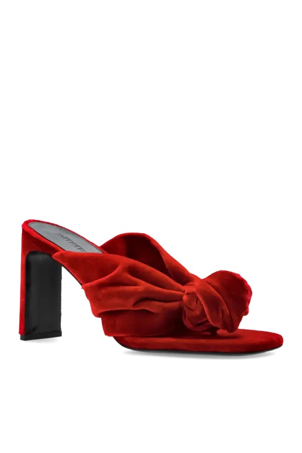 ROTATE BY BIRGER CHRISTENSEN Velvet Mules - Red