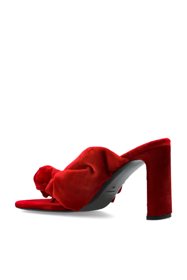 ROTATE BY BIRGER CHRISTENSEN Velvet Mules - Red