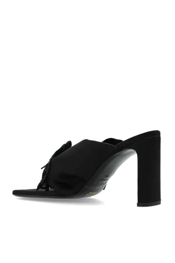 ROTATE BY BIRGER CHRISTENSEN Satin Heeled Mules