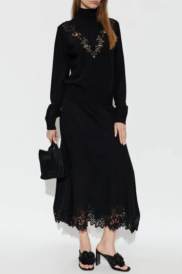ROTATE BY BIRGER CHRISTENSEN Embellished Floral Mules