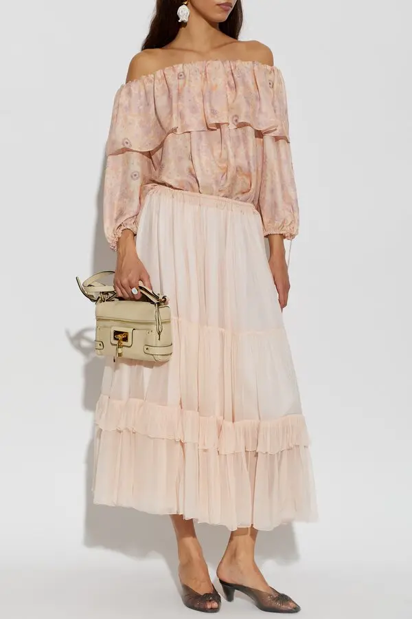 Chloé Silk Skirt