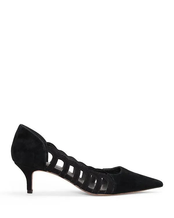PHASE EIGHT Cut Out Suede Pumps