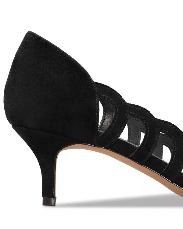 PHASE EIGHT Cut Out Suede Pumps