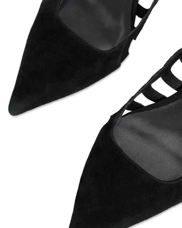 PHASE EIGHT Cut Out Suede Pumps