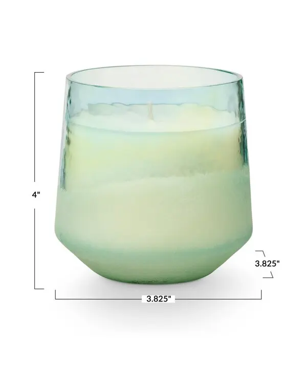 ILLUME Beautifully Done Baltic Glass Candle, Fresh Sea Salt, 13 Oz