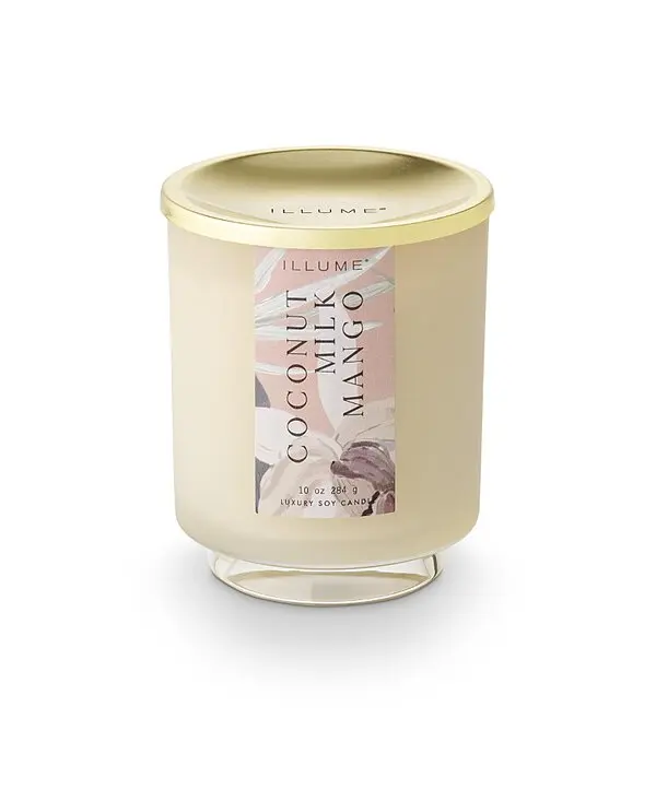 ILLUME Beautifully Done Coconut Milk Mango Signature Glass Candle, 10 Oz - Clear