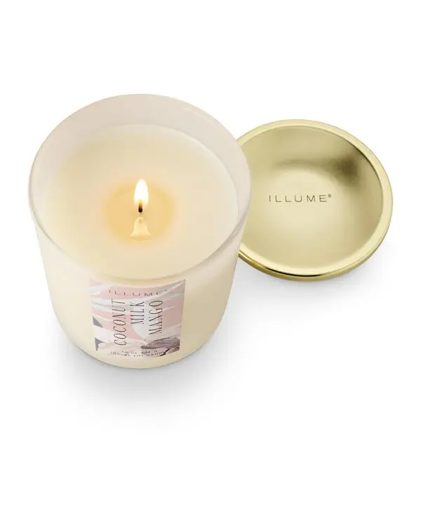 ILLUME Beautifully Done Coconut Milk Mango Signature Glass Candle, 10 Oz