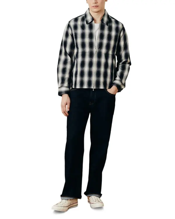 CORRIDOR Zocalo Flannel Blur Zip Cotton Jacket
