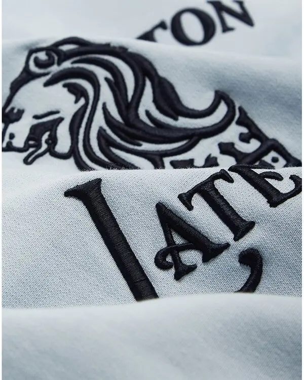 LATE CHECKOUT Ritz Carlton Logo Graphic Cotton Sweatshirt