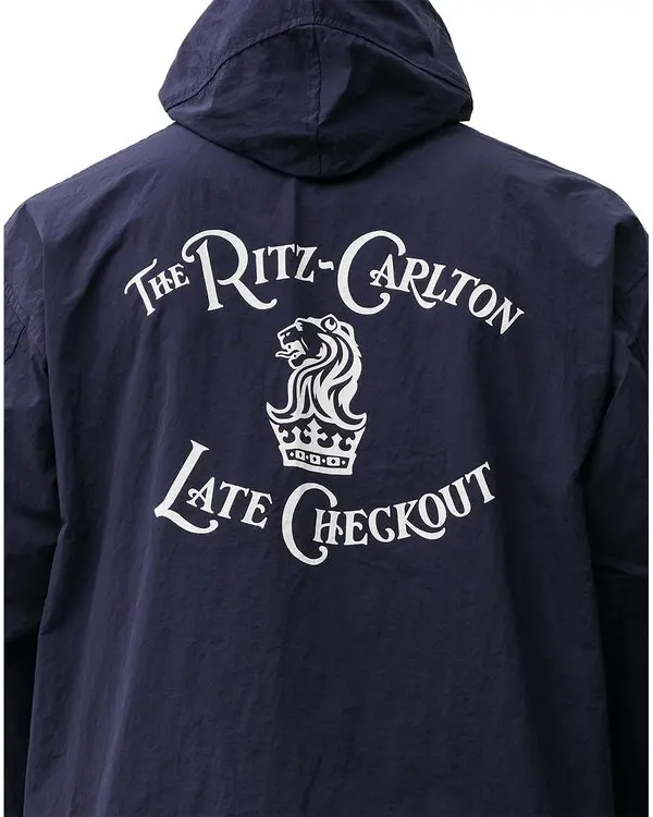 LATE CHECKOUT Relaxed Logo Parka Jacket