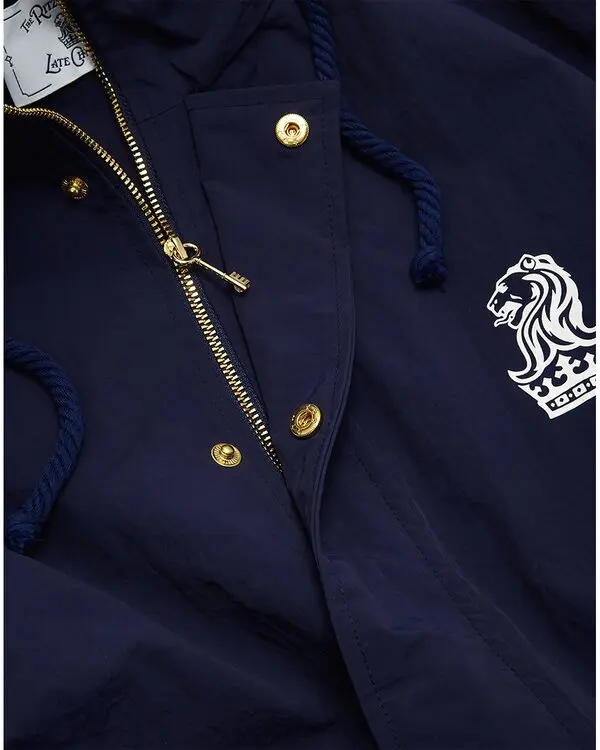 LATE CHECKOUT Relaxed Logo Parka Jacket