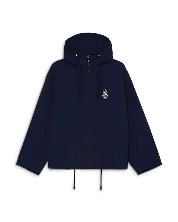 LATE CHECKOUT Relaxed Logo Parka Jacket