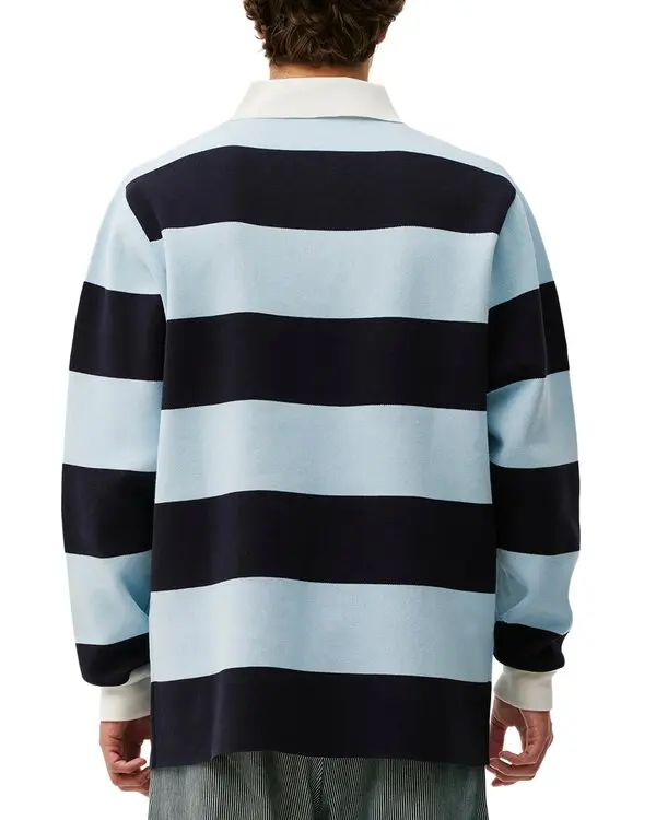 LATE CHECKOUT Ritz Carlton Stripe Cotton Rugby Polo Shirt