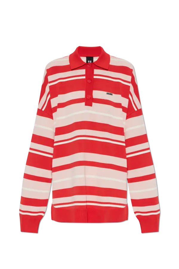 P.E Nation Strata" Long Sleeve Polo