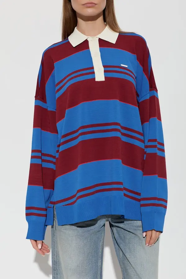 P.E Nation Strata" Long Sleeve Polo