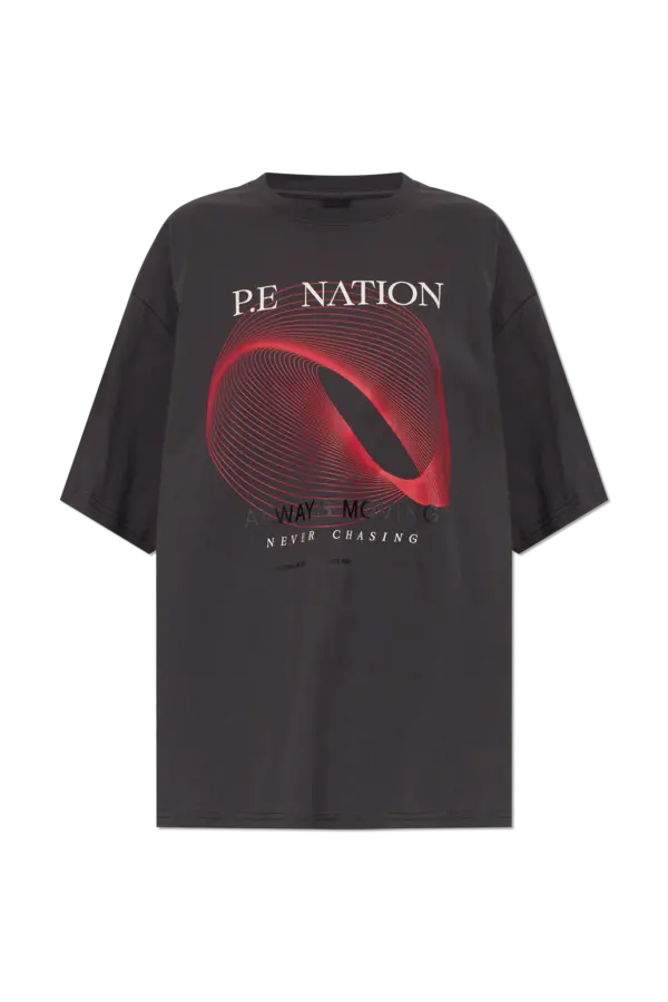 P.E Nation Snap" T-shirt - Grey