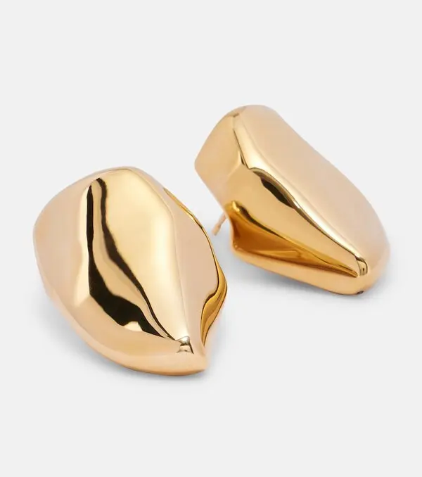 Bottega Veneta Prisma Small 18kt-plated Earrings