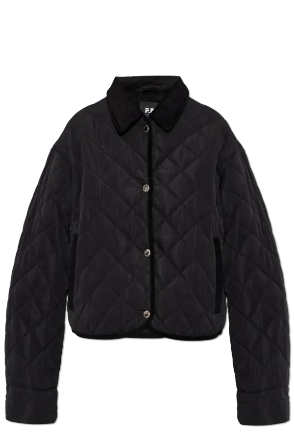 P.E Nation Quilted "breaker" Jacket - Black