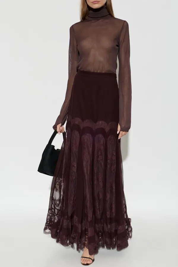 Zimmermann Transparent Turtleneck