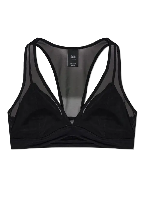 P.E Nation All Out" Training Bra - Black
